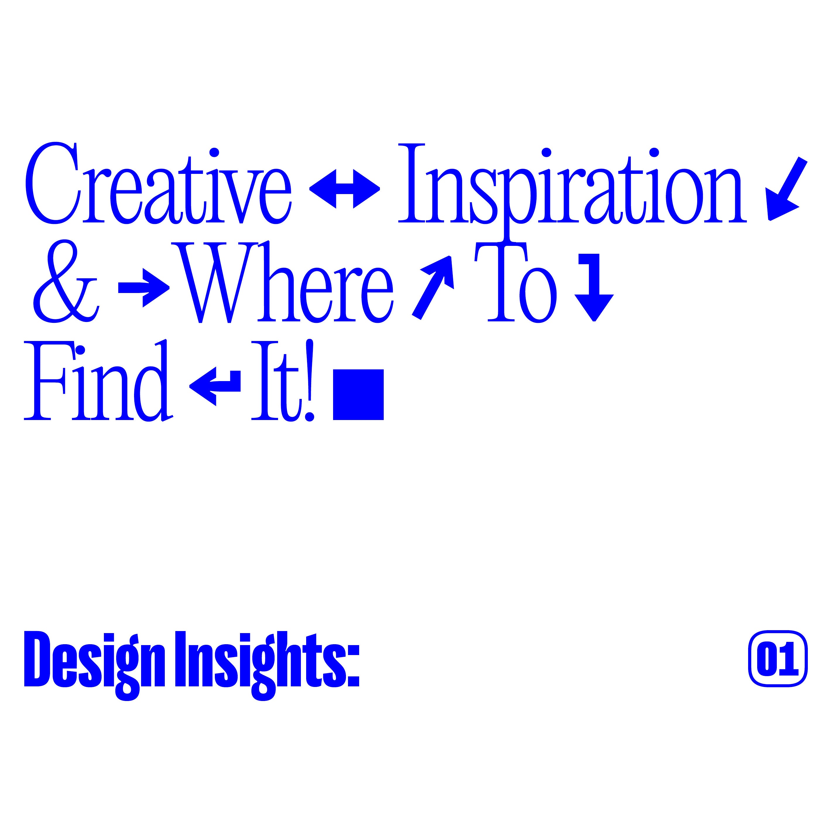 Design Insights: Creative Inspiration and Where To Find It – Pangram ...