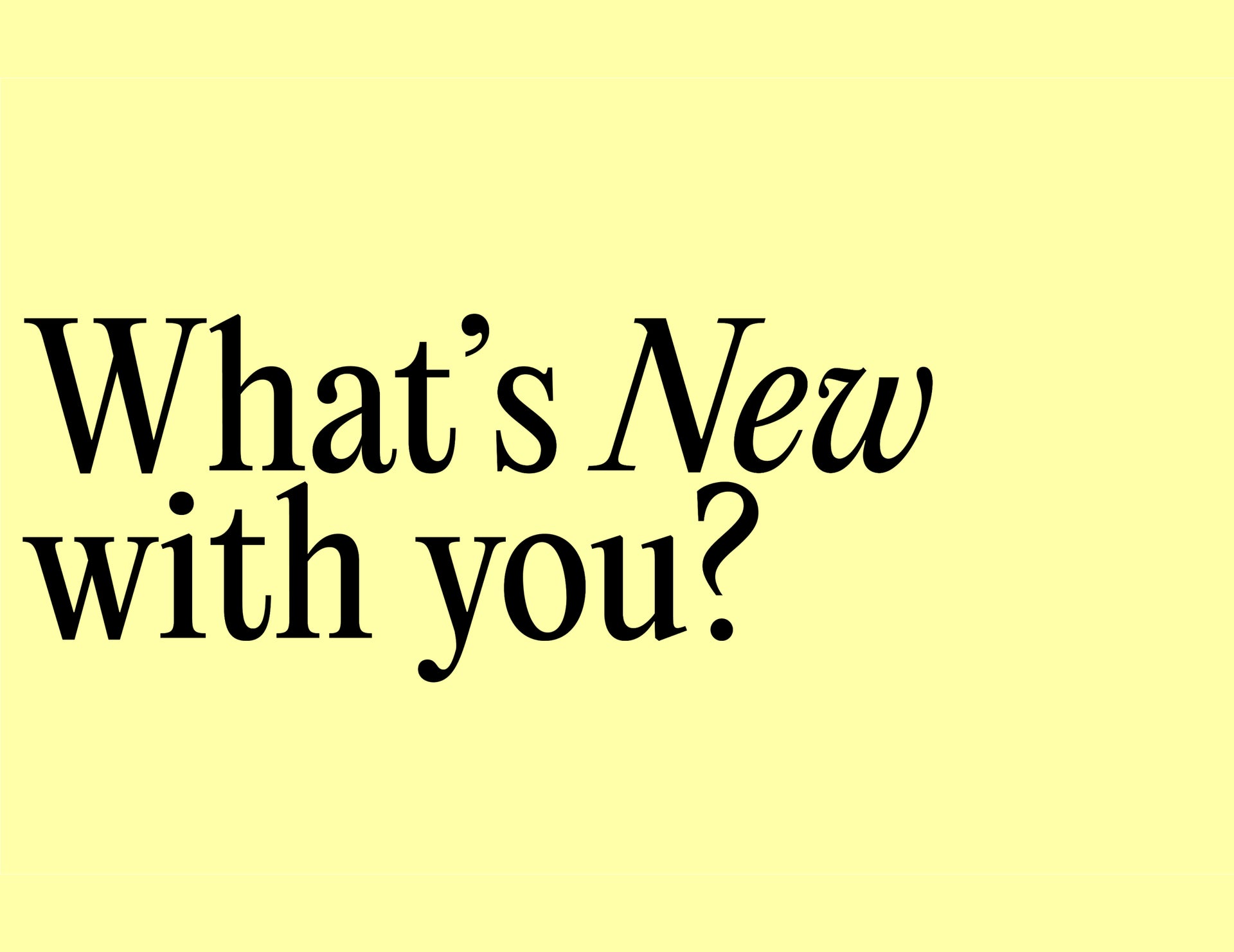 The Best Type Pairings with Editorial New – Pangram Pangram Foundry