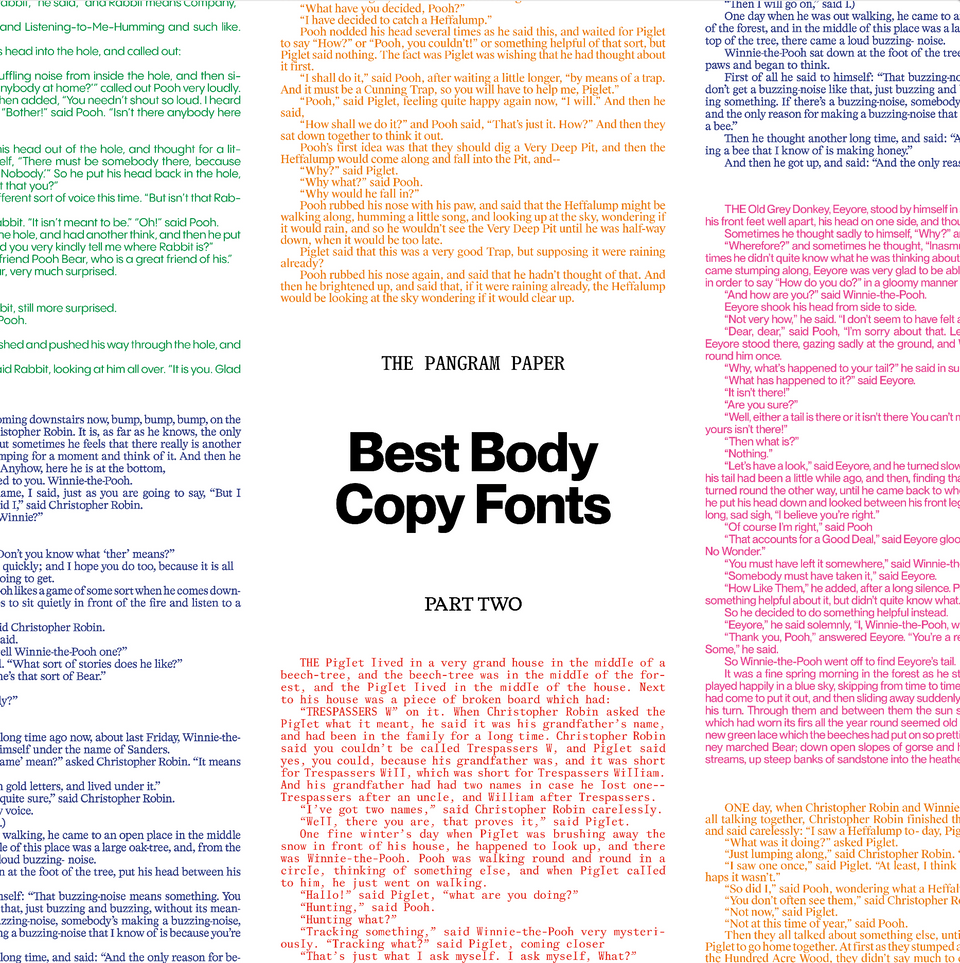 The Pangram Paper - A weekly design journal – Page 7 – Pangram Pangram ...