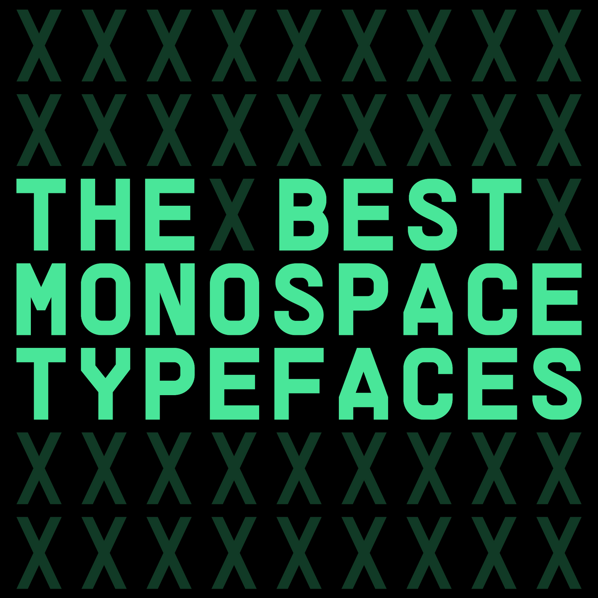 The Best Monospace Typefaces – Part One – Pangram Pangram Foundry