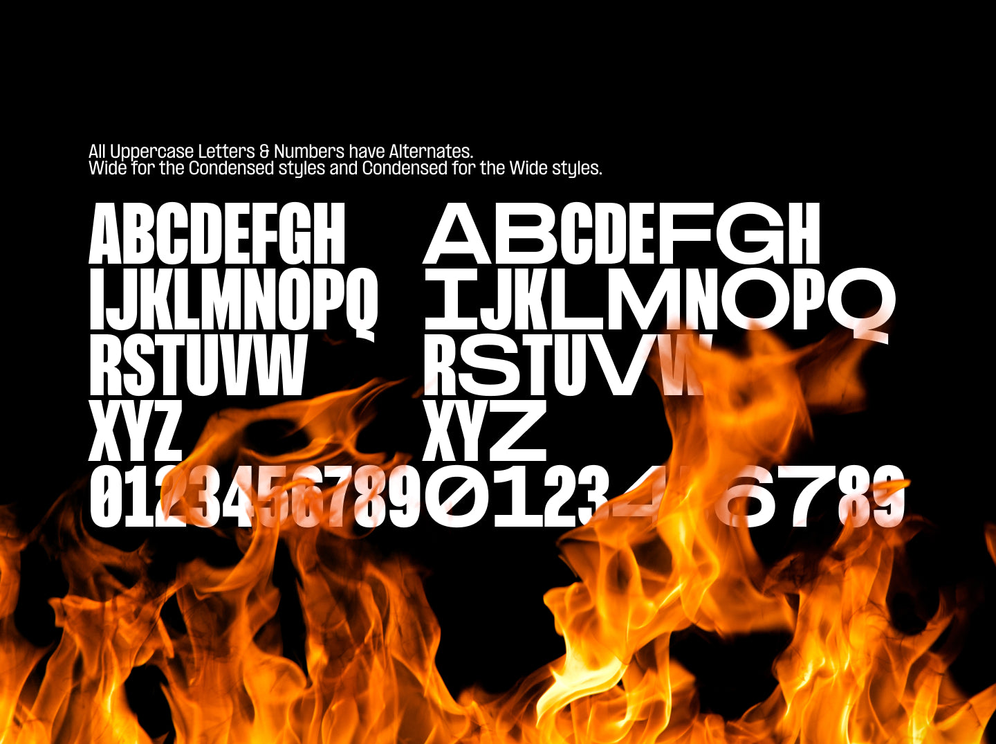 Formula Condensed - A condensed font and wide alternates - Free to Try ...