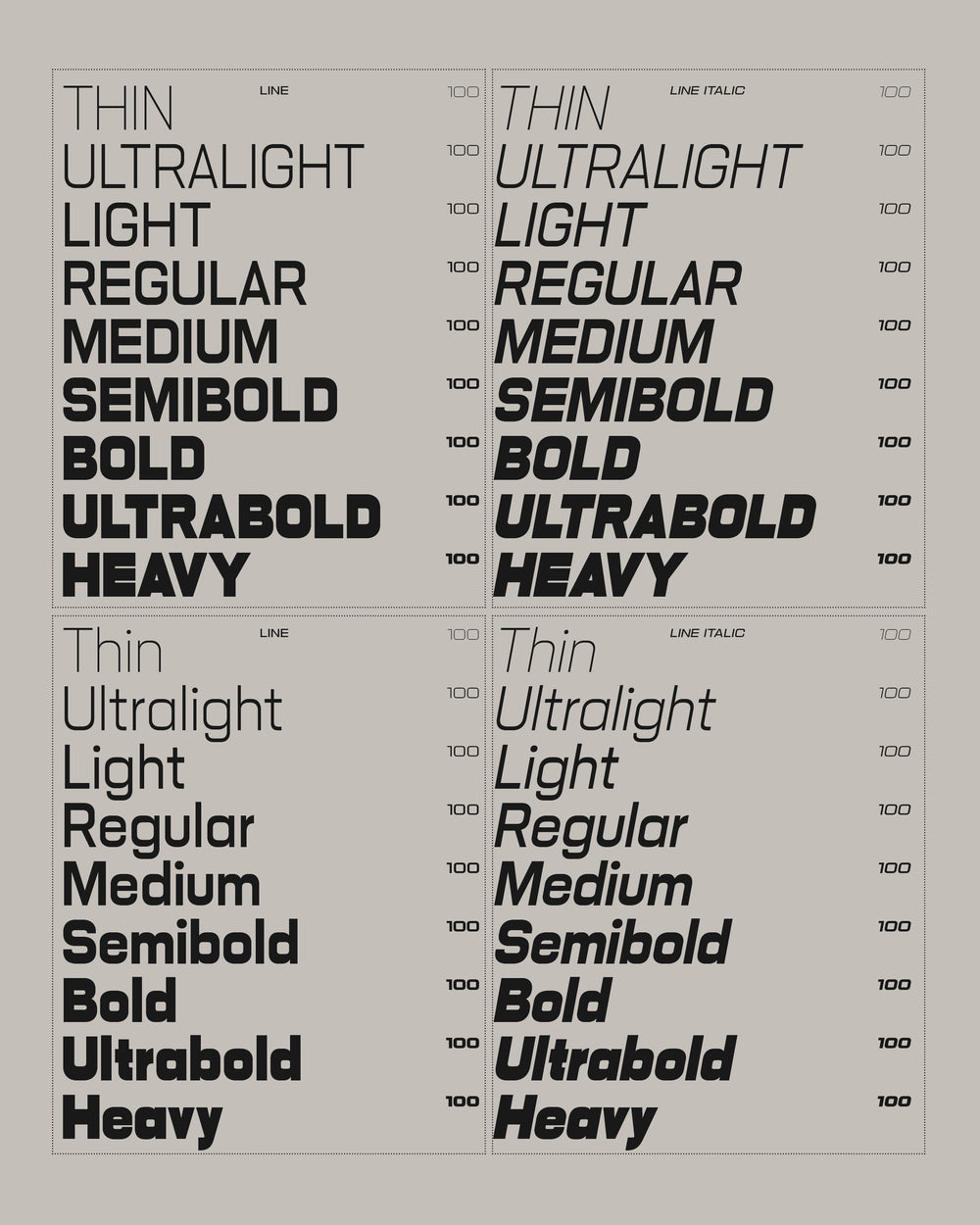 Nikkei Line - Strong and Reversed-Contrast Type - Free to Try Font ...