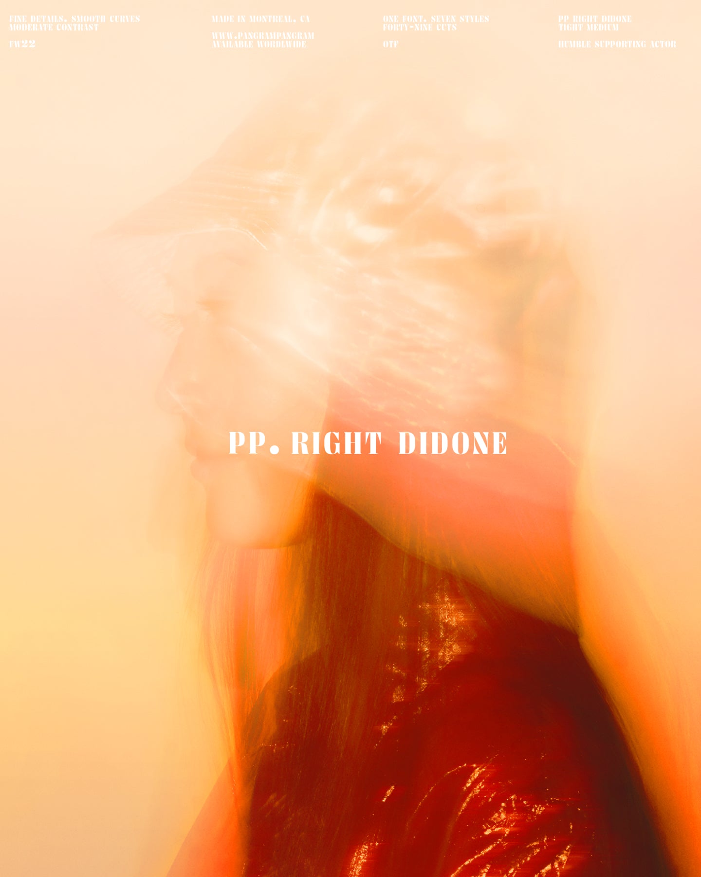 Right Didone - Free to Try Font with 49 Styles – Pangram Pangram Foundry